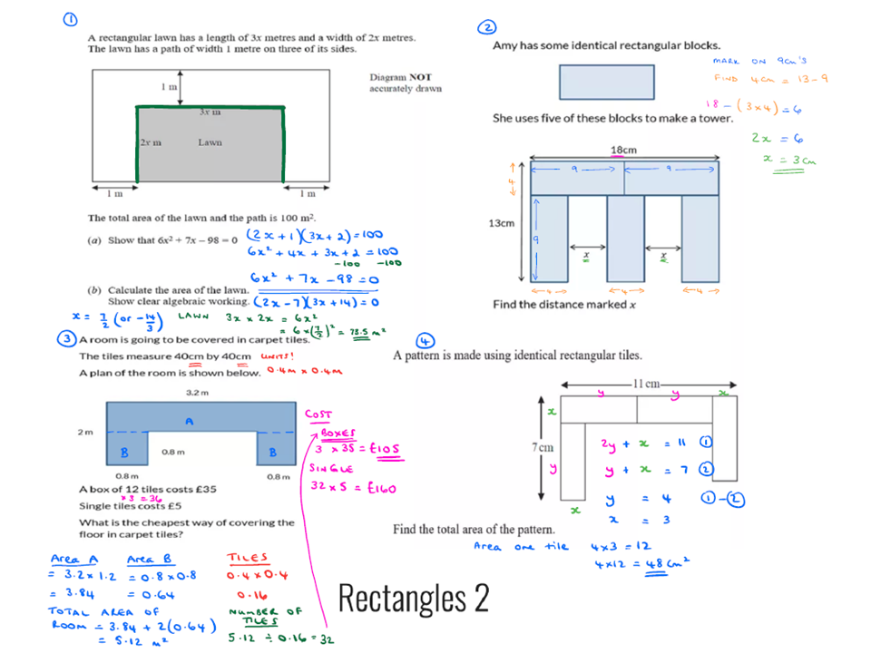 Rectangles 2 Ssdd Problems